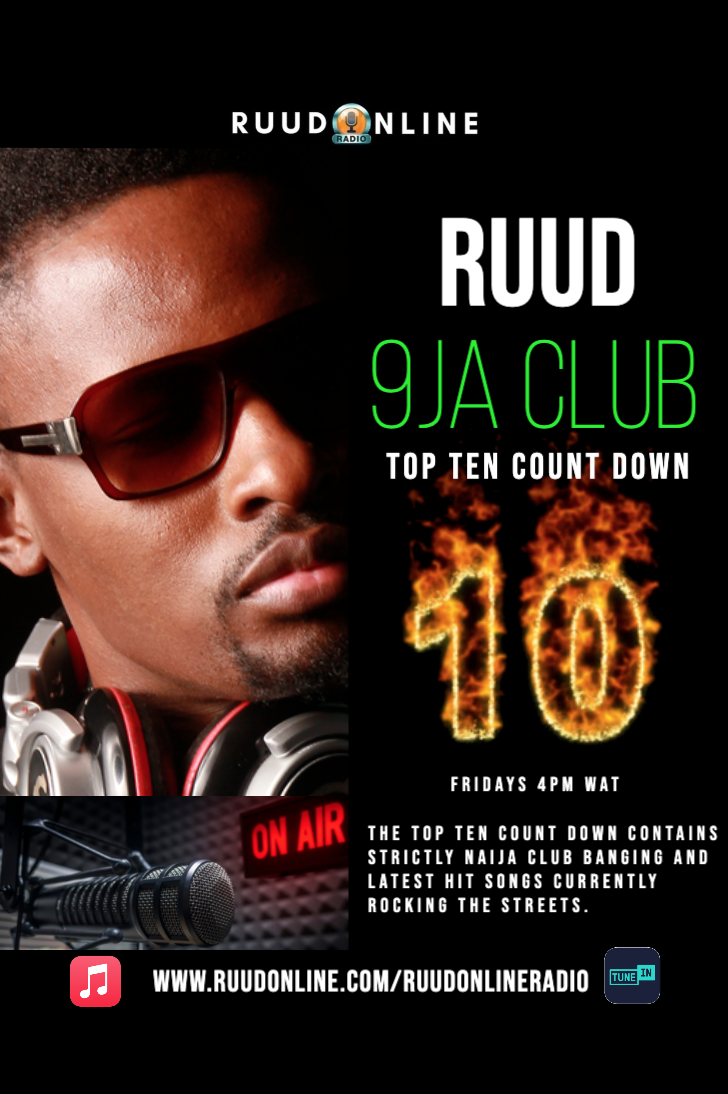 WELCOME TO RUUD ENTERTAINMENT.: TOP TEN - RUUD 9JA CLUB TOP TEN COUNT ...