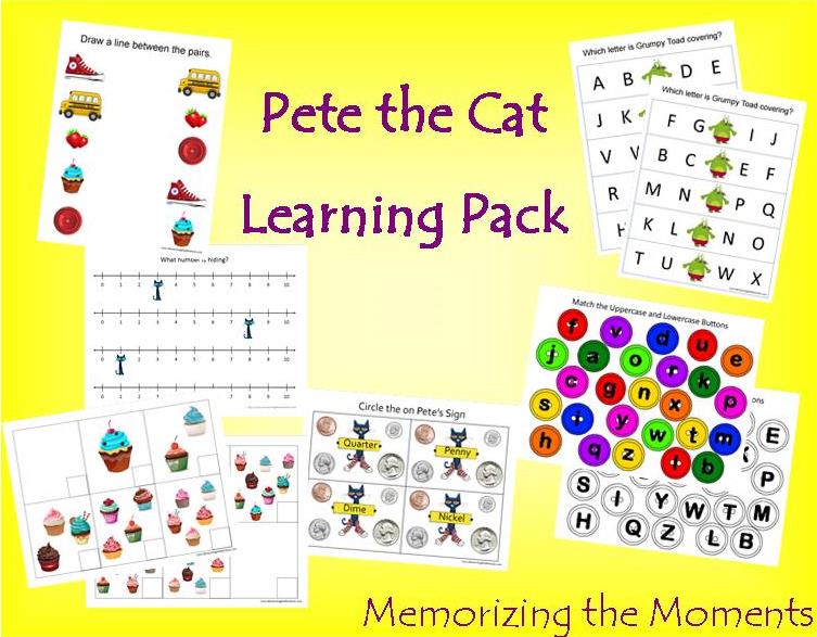 Memorizing the Moments: Pete the Cat Learning Pack