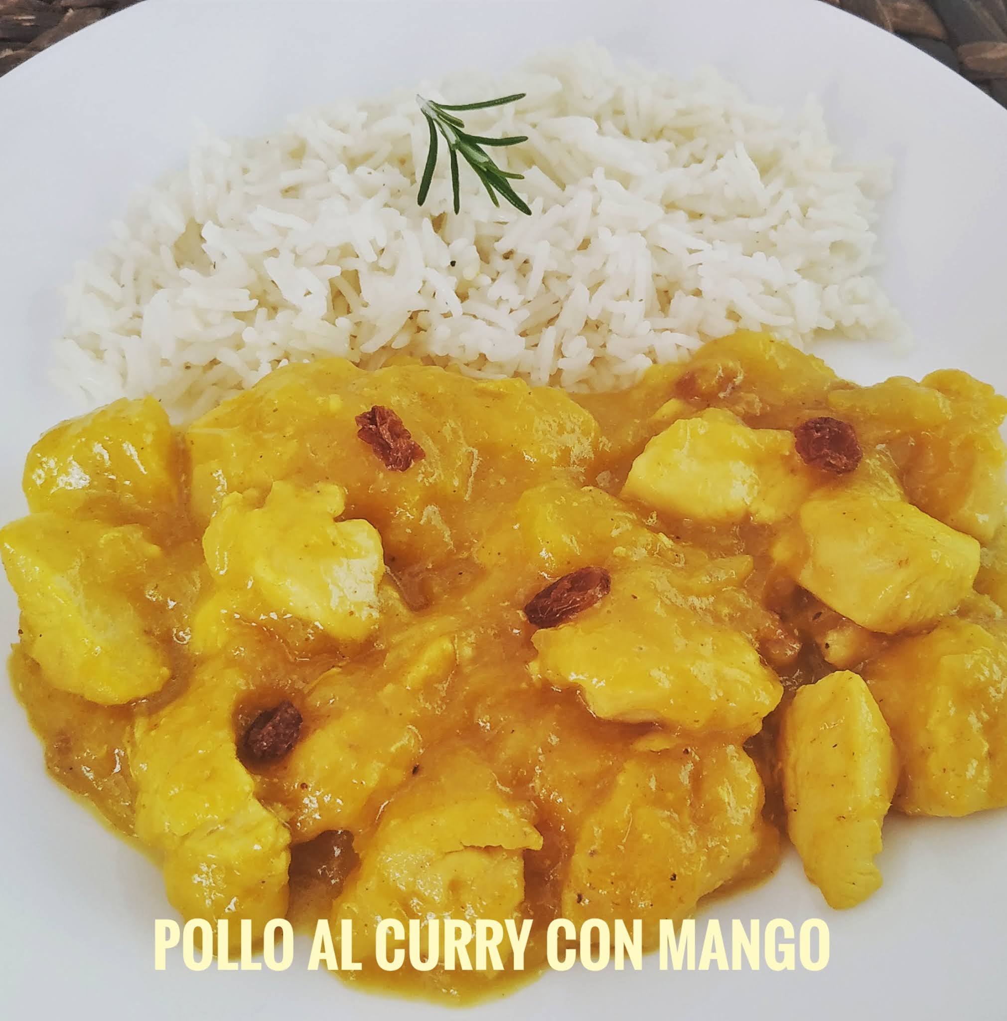 POLLO AL CURRY CON MANGO RECETA LIGERA | COCINA CON REINA