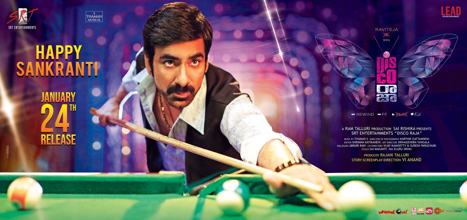 Disco Raja Movie releasing Posters