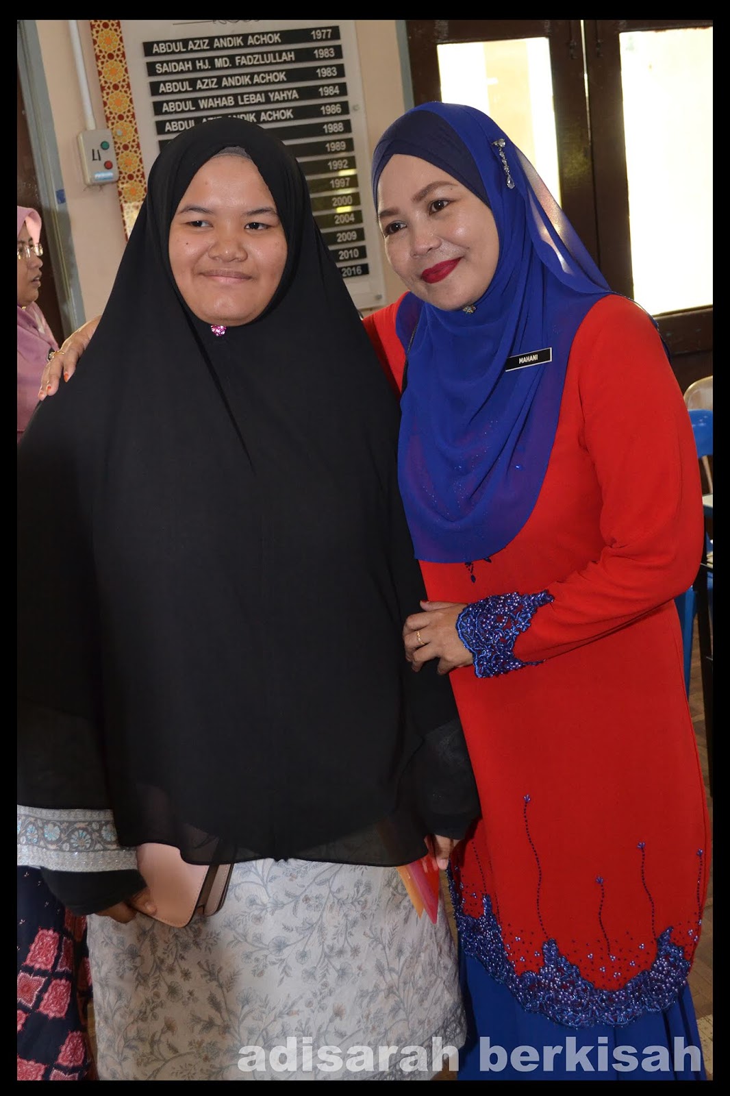 adisarah berkisah: Wanie dan keputusan SPM: Selamat tinggal Maahad Hamidiah