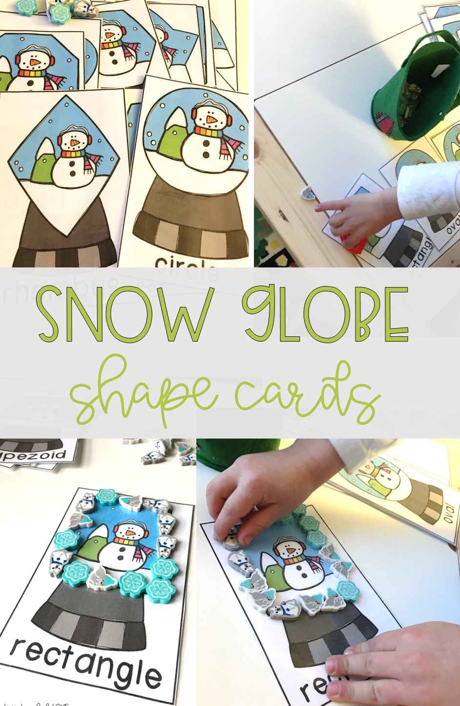 These snow globe shape cards are the cutest and a perfect review of ...