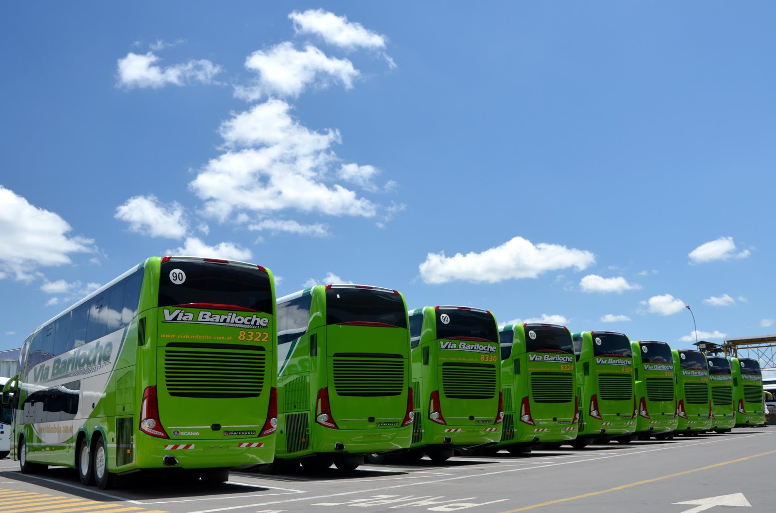 buses latinos: novos via bariloche geração 7