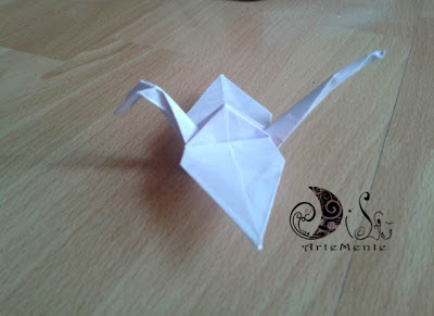 DiLù Artemente: Modello & Creo . . . Origami Gru Tutorial. Parte II