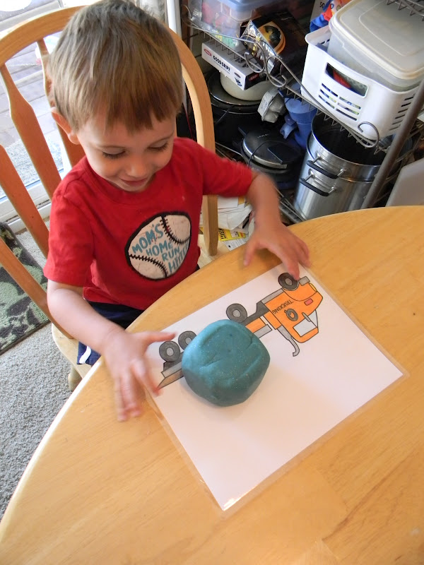 Teach Love Grow: Printable Transportation Games and Playdough Mats