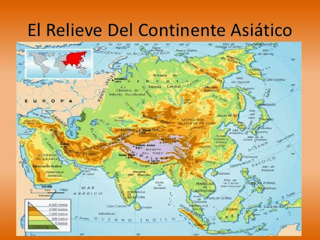 El rincón de rick-deivi: Relieve de Asia