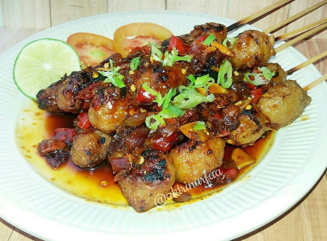 Bakso Bakar Bumbu Kecap Pedas - Cara Membuat