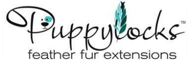 The Lash Boutique: Puppylocks - Feather extensions for your best friend.