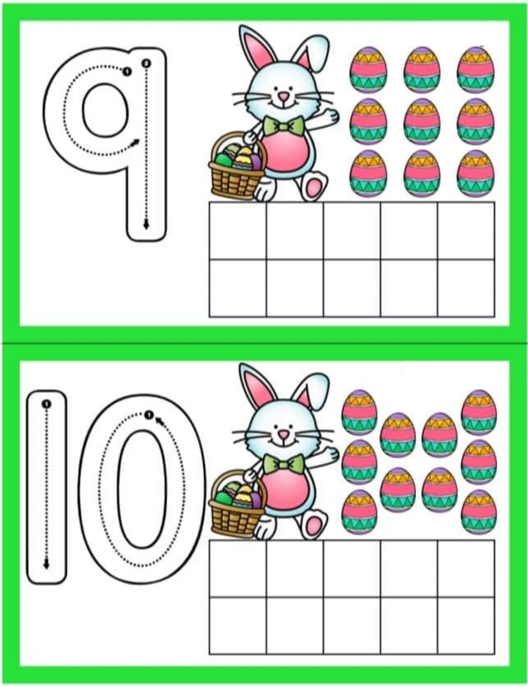 Cards numéricos Material estruturado para trabalhar número, quantidade ...