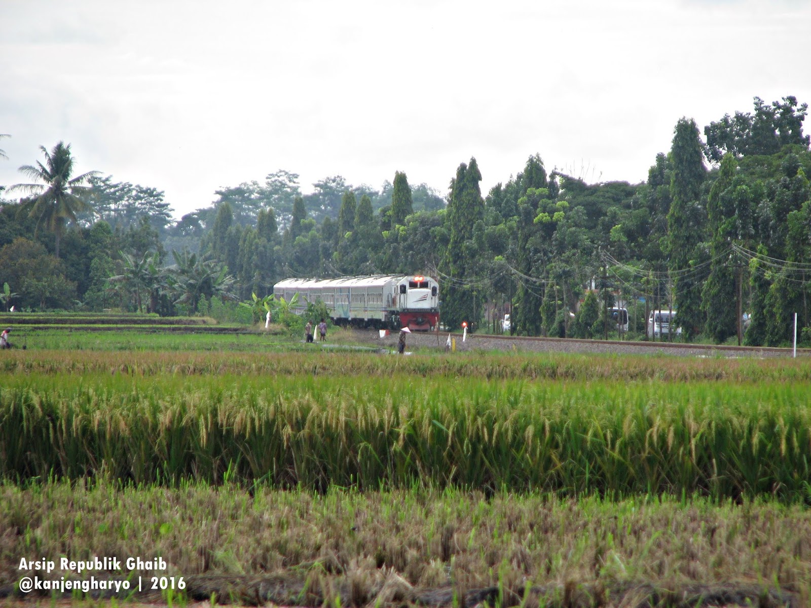 Kereta Api Indonesia: KA Malioboro Ekspres Memasuki Stasiun Ngebruk