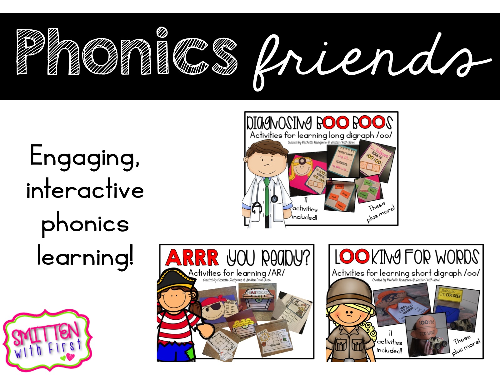 Phonics Friends - Smitten with First
