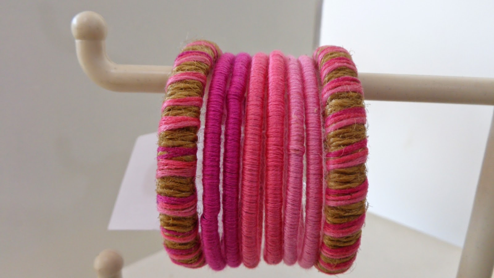 KRITHI DESIGNER BOUTIQUE: Handmade Thread Bangles