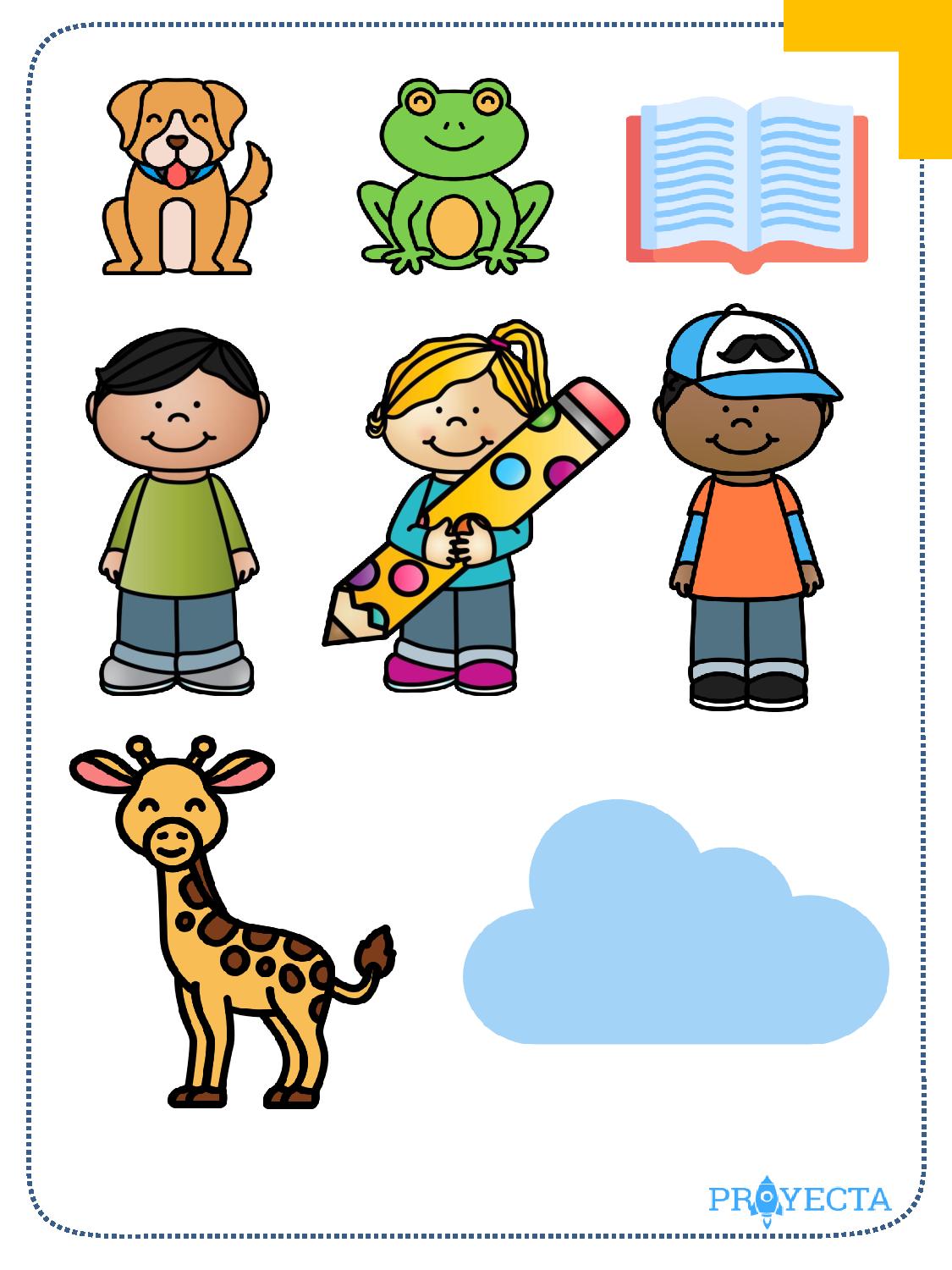 Os presentamos unas láminas de dibujos para trabajar la posición ...