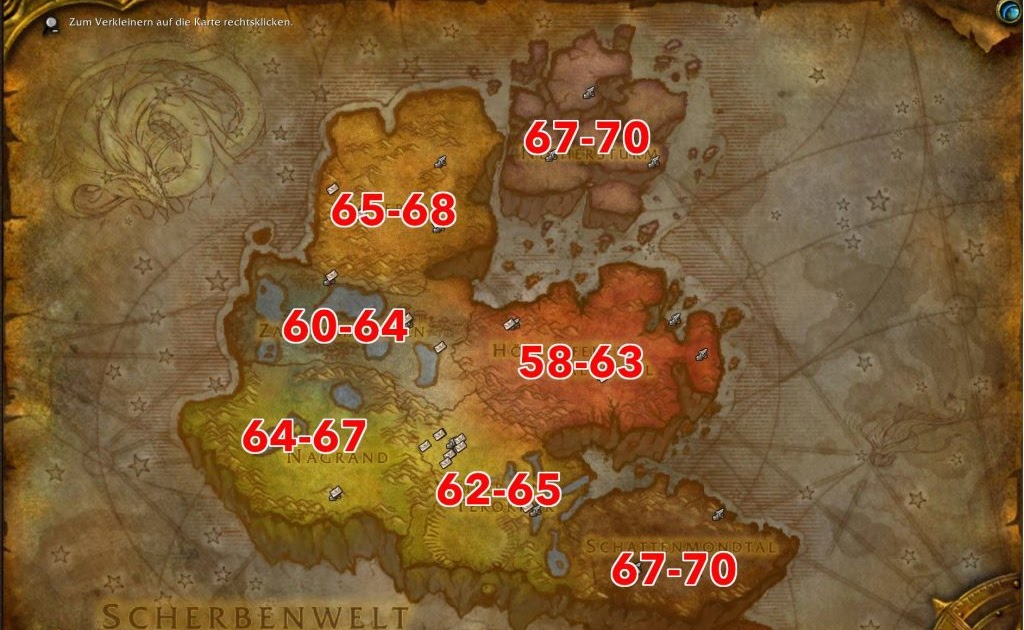 Wow Bc Classic Level Areas Where To Go With Which Level
