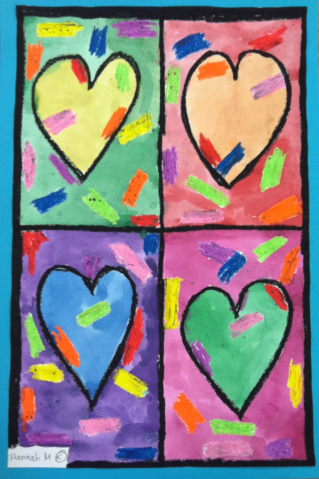 ART with Mrs. A: Fourth Grade Mixed Media Jim Dine Work