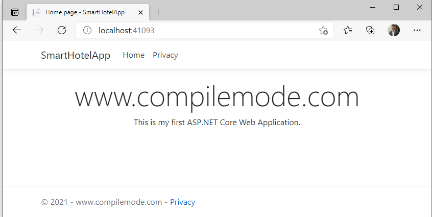 How to Create ASP.NET Core Web Application