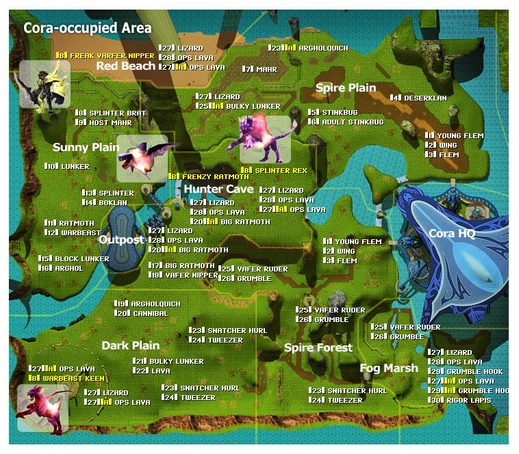 Lokasi Monster Pada Peta - RF Pedia