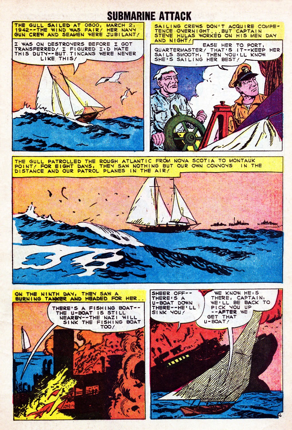 Submarine Comics and Novels: Submarine Attack #18