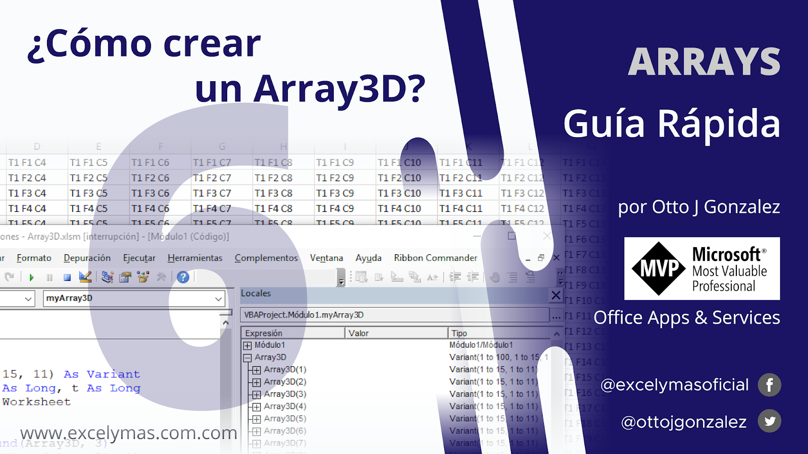 excelymas: ARRAYS | Guía Rápida en 6 Capítulos esenciales