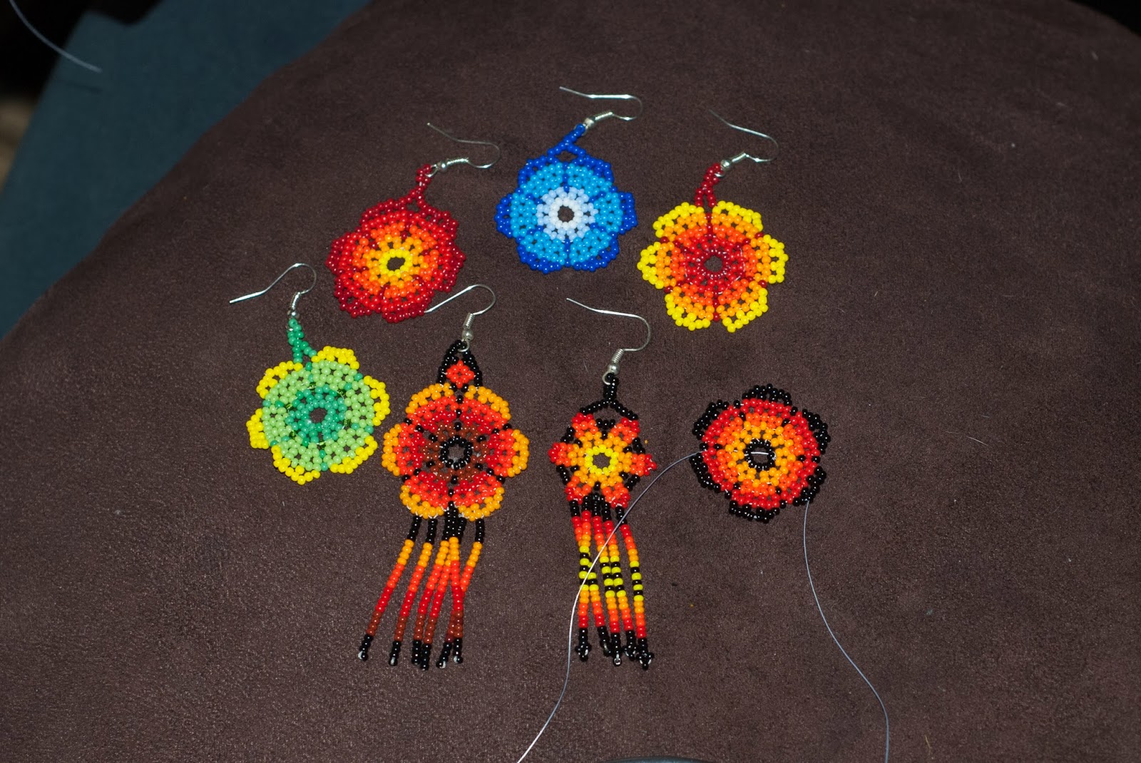 Huichol Flower Tutorial Peiote Jewellery