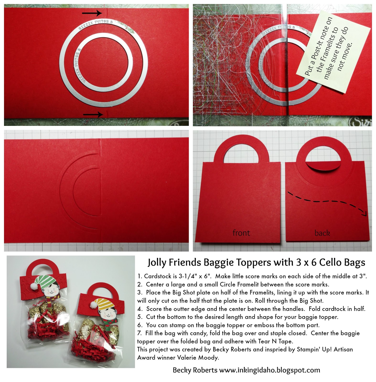 Inking Idaho: Jolly Friends Baggie Toppers