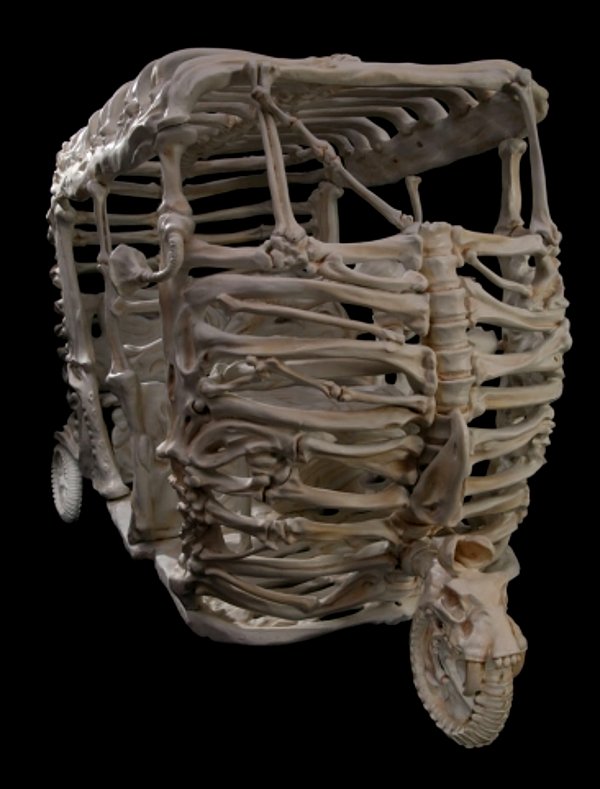 Simply Creative: Bone Vehicles by Jitish Kallat