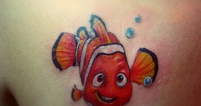 Free Tattoo Designs : The nemo tattoo on the chest