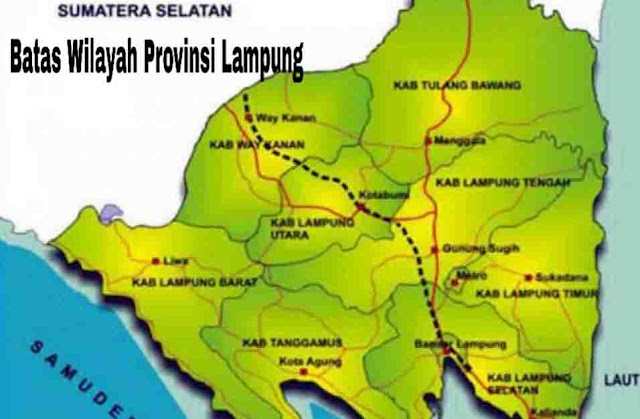 4+ Batas Wilayah Provinsi Lampung - Fakta dan Info Daerah Indonesia