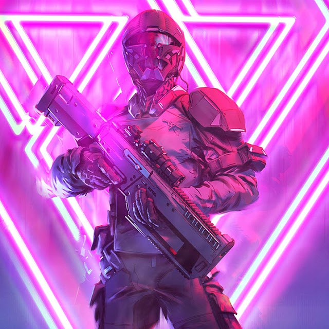 Neon Soldier Wallpaper Engine Free