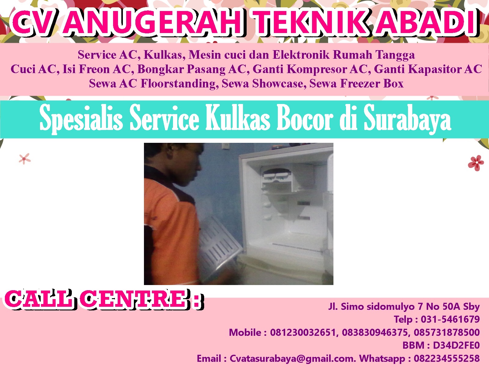 Jasa Service Kulkas di Surabaya