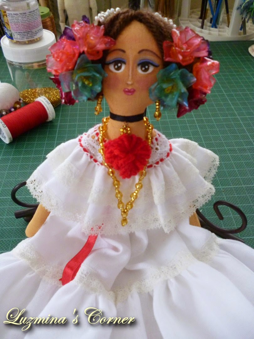 Practicando un nuevo modelo de pollera