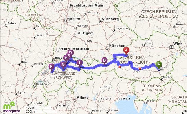 Christopher's Expat Adventure: Alps Road Trip Summary