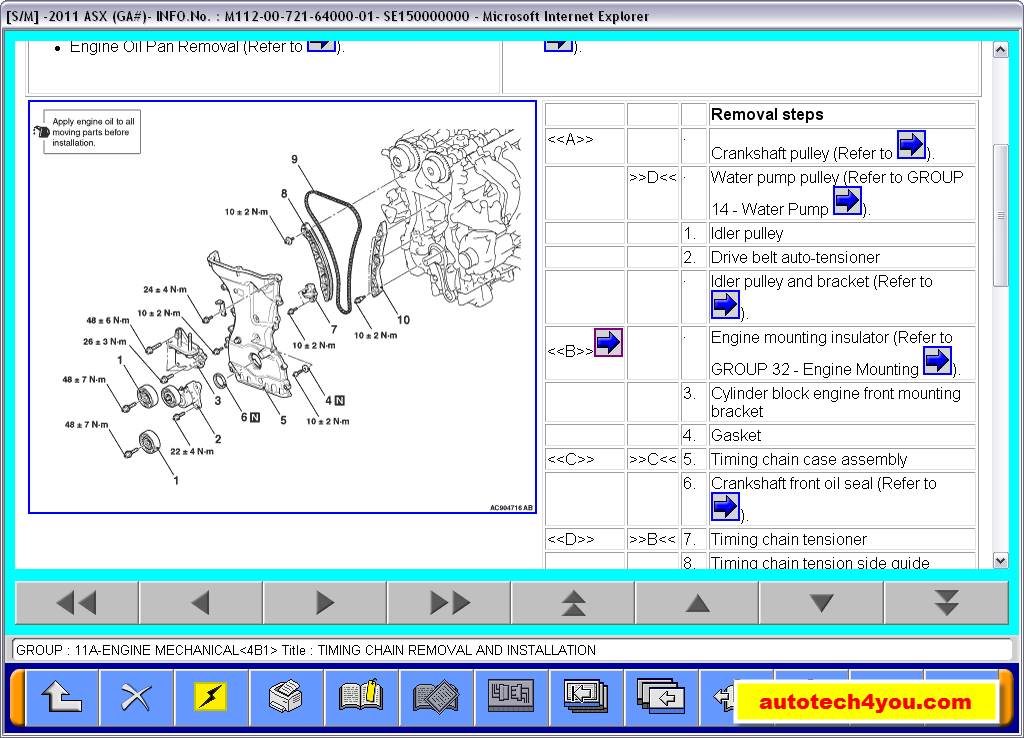 AUTOTECH4YOU Mitsubishi ASX Service Manual صيانة ميتسوبيشى