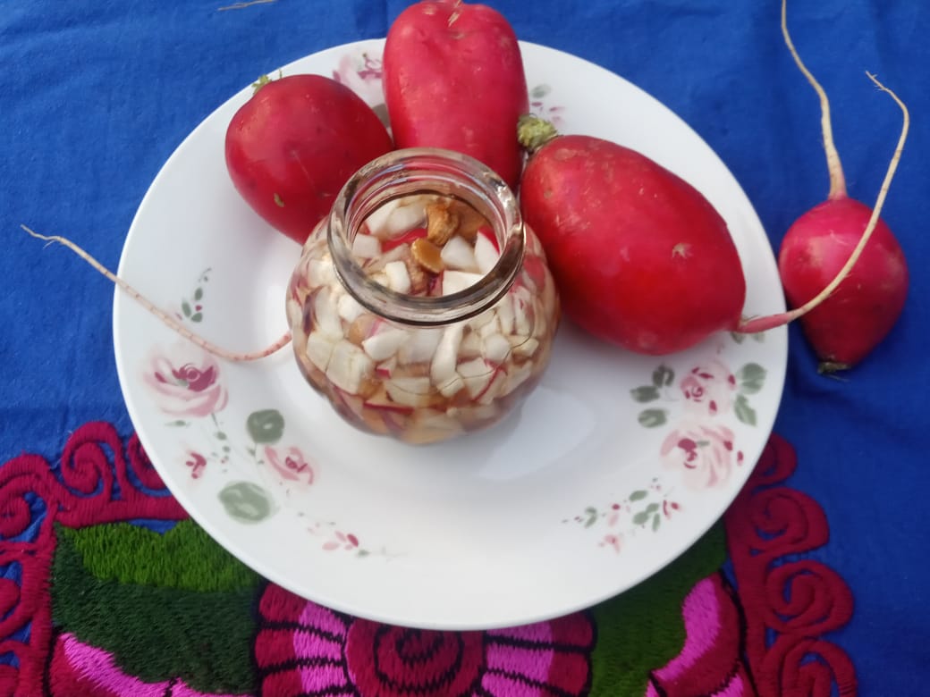 Receta para preparar chiles en frío de atún.