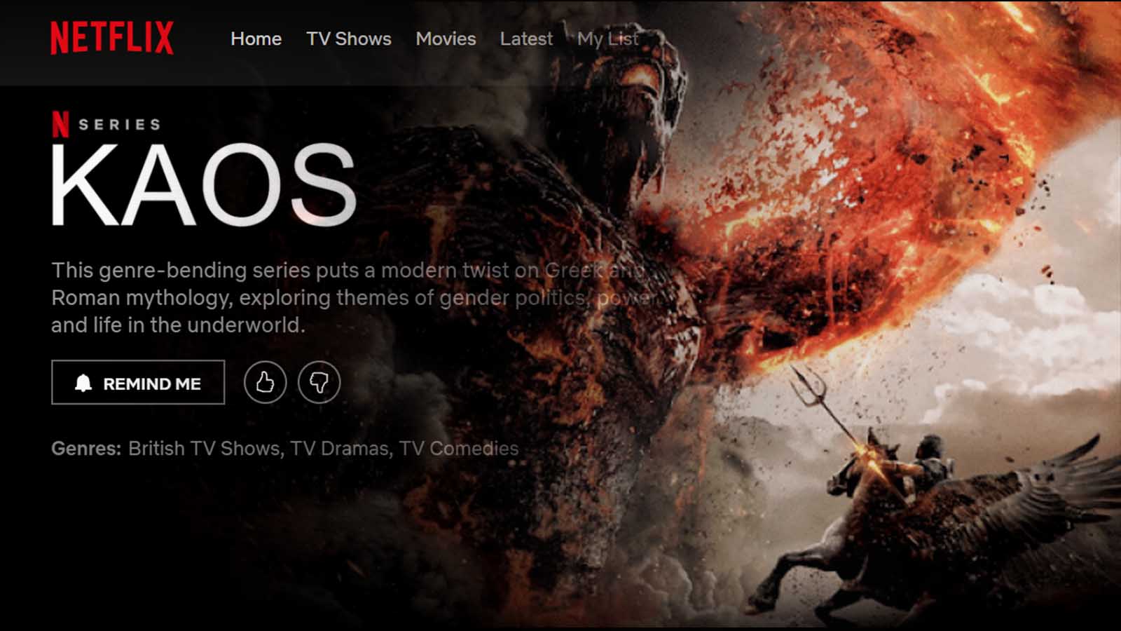 Kaos A Series About Greek Mythology Is Coming To Netflix