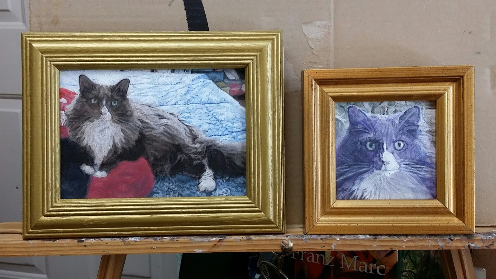 Bronwyn Ford's Oil Paintings: Two tiny paintings for Robyn...