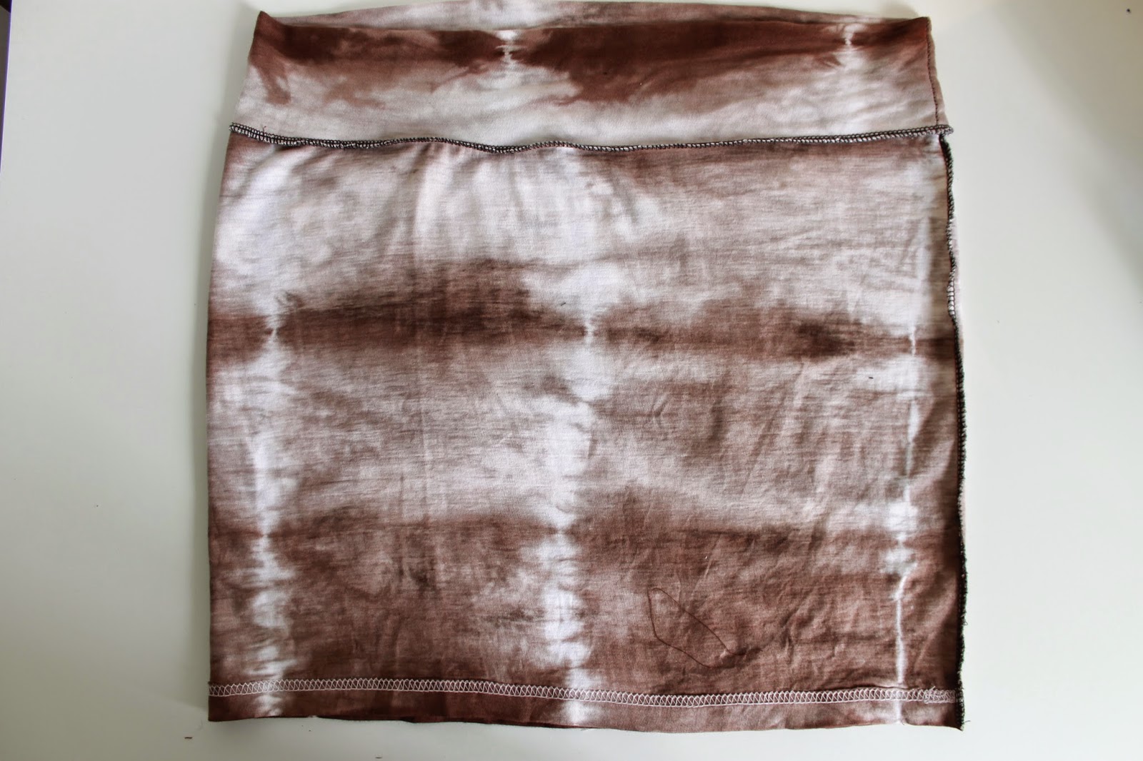 Living in the clouds: How to sew a simple mini skirt