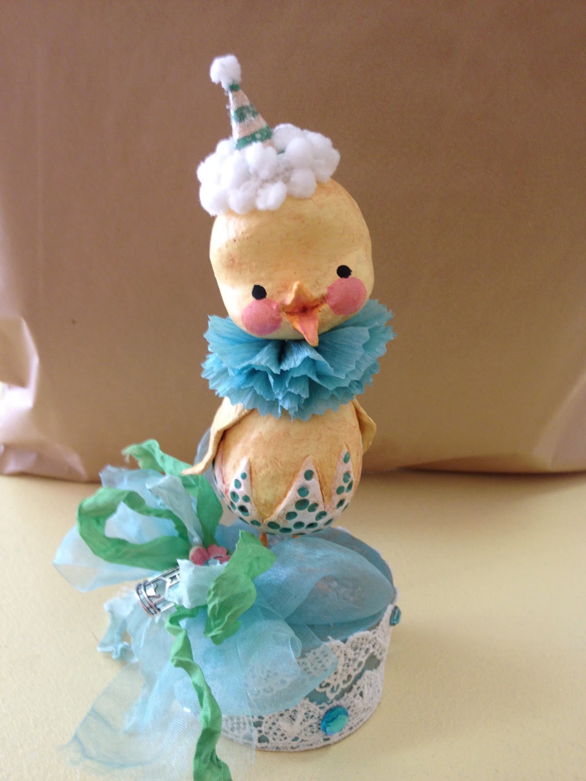 altered book studio.....: Paper Clay Chicks