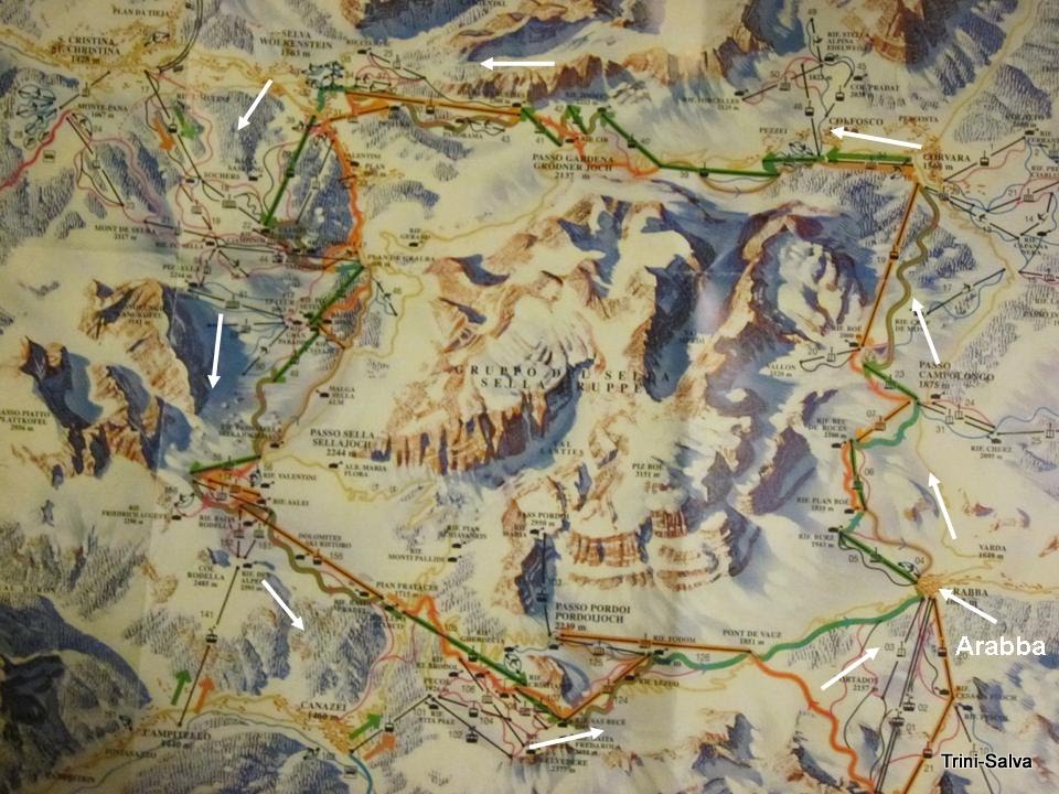 TRINI Y SALVA: Circuito de Sella-Ronda en Dolomitas - Italia