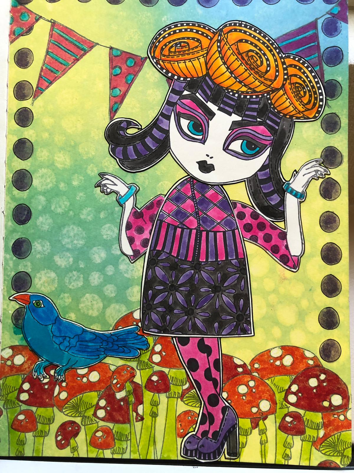 Dylan's Blog: Dylusions Journal Page Samples Featuring the New ...