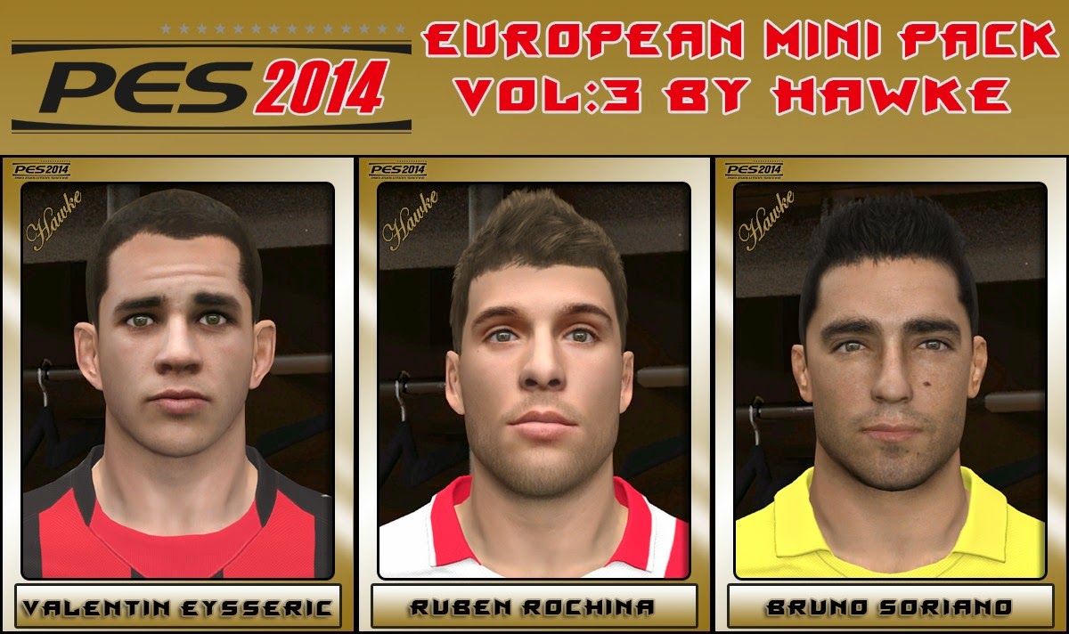 pes-modif: PES 2014 European Mini Pack Vol 3 by Hawke