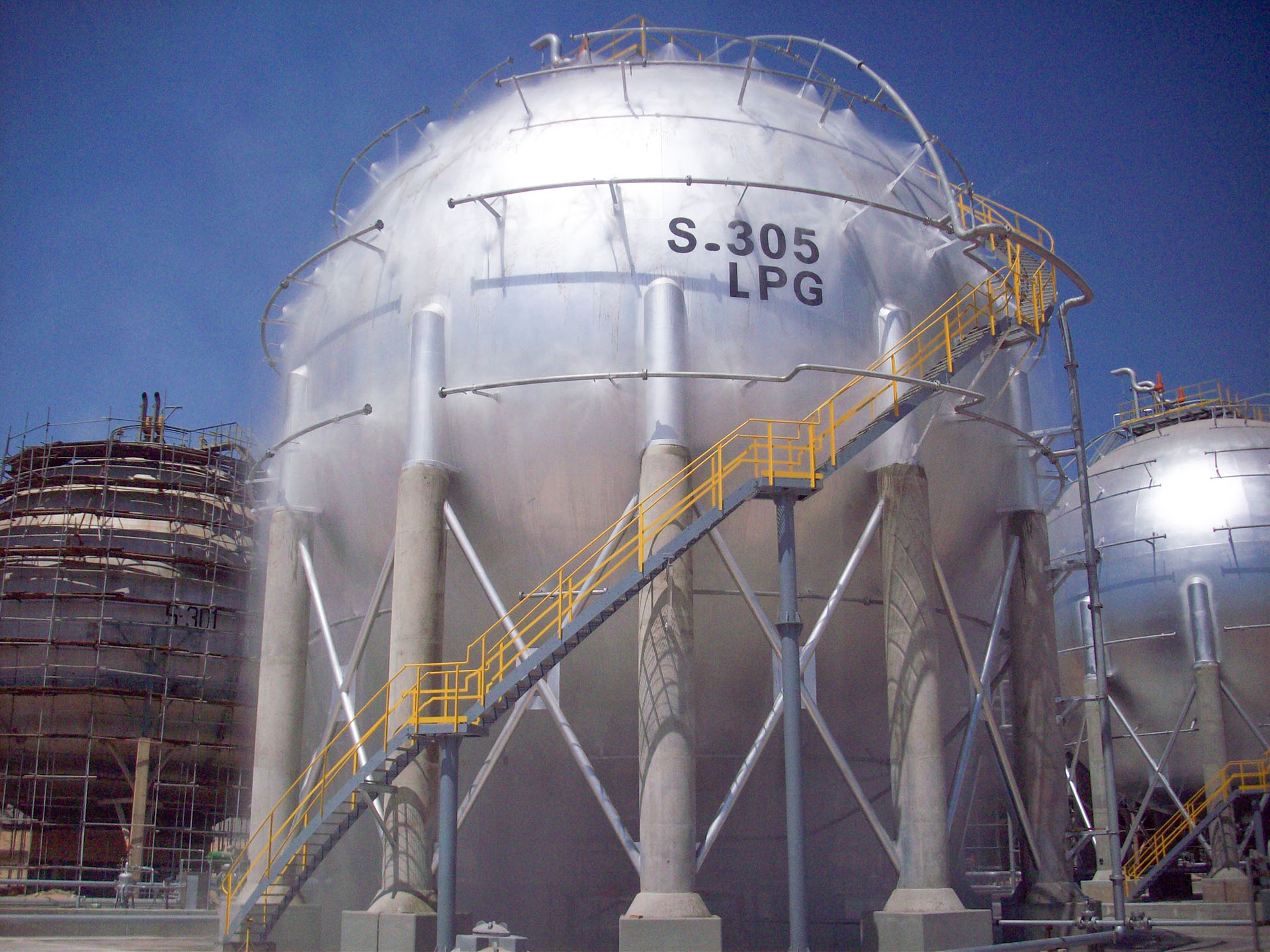 Civil Work of New LPG Storage Facilities at Zarka Refinery Project