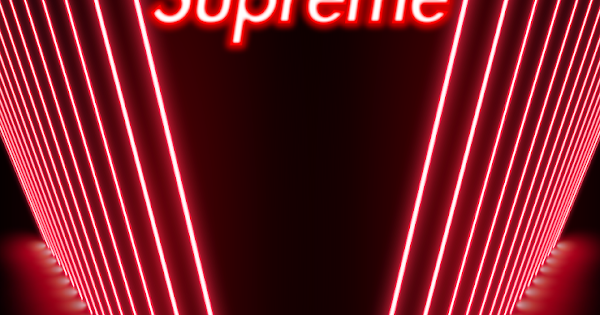 Supreme neon phone wallpaper red | Heroscreen | High-Quality Background ...