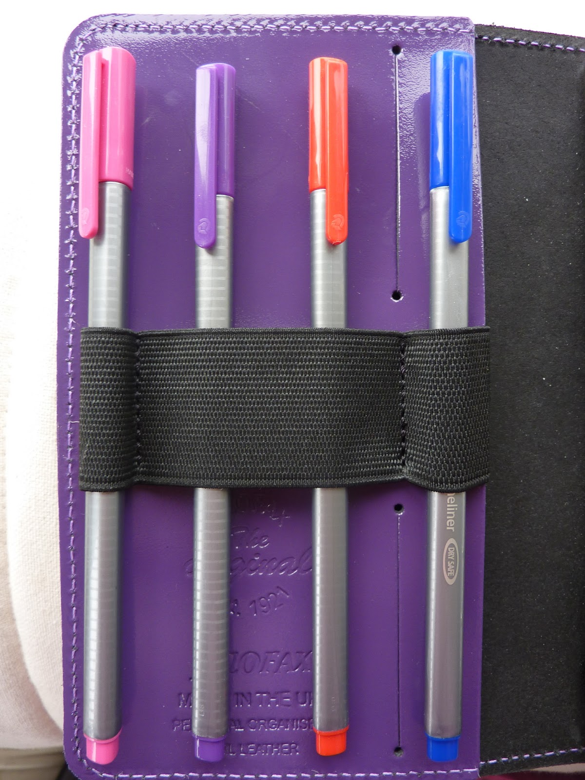 Plannerisms: The Original personal size Filofax in Patent Purple