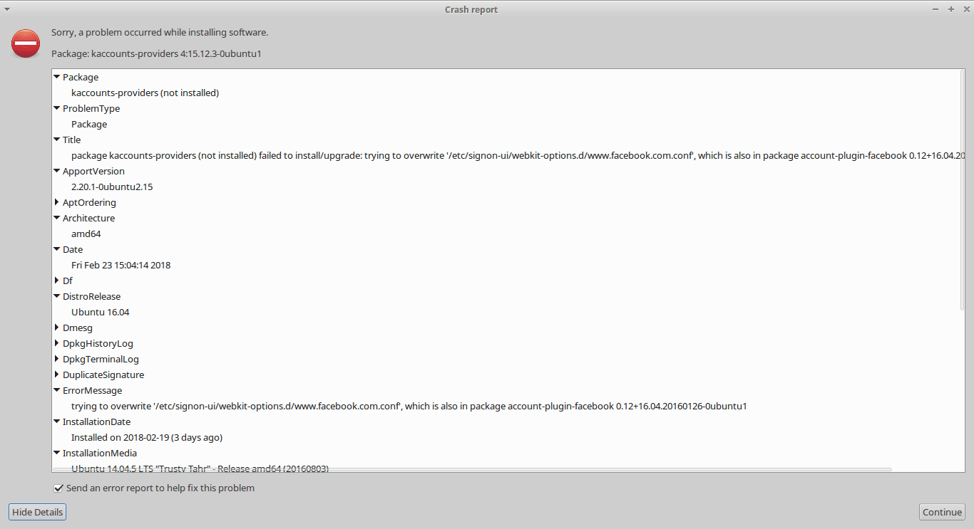 Cara Melaporkan Error Pada Ubuntu - ludywebid