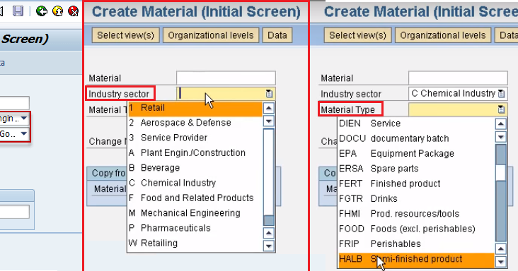 Material Master with Configuration