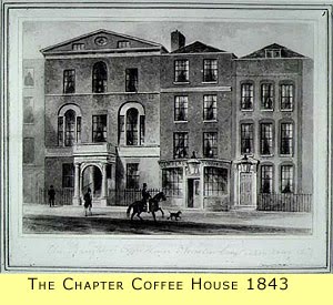 the Brontë Sisters: PATERNOSTER ROW. The "Chapter Coffee House"".