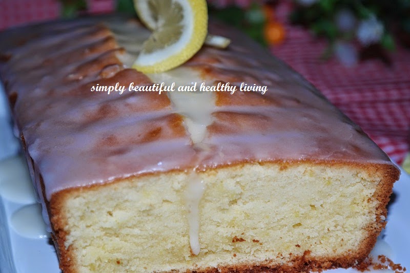 simply beautiful and healthy living: Canadian Lemon Pound Loaf