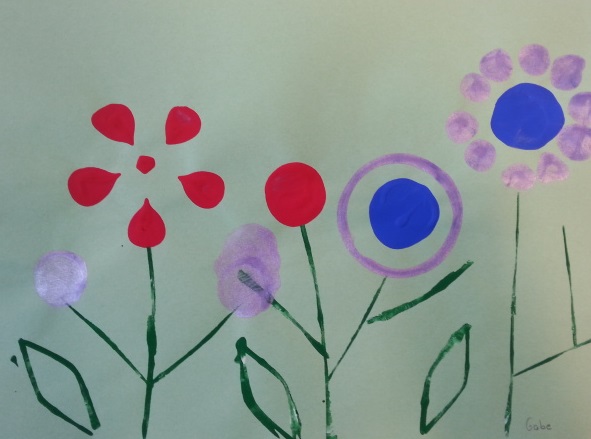 a faithful attempt: Printmaking Flowers