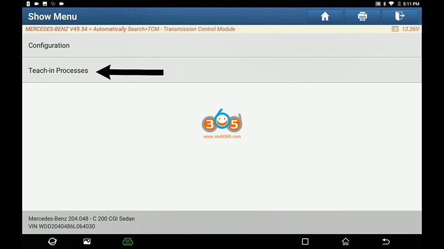 Guide to Program Mercedes W204 TCM by Launch X431 - Auto Diagnostic ...